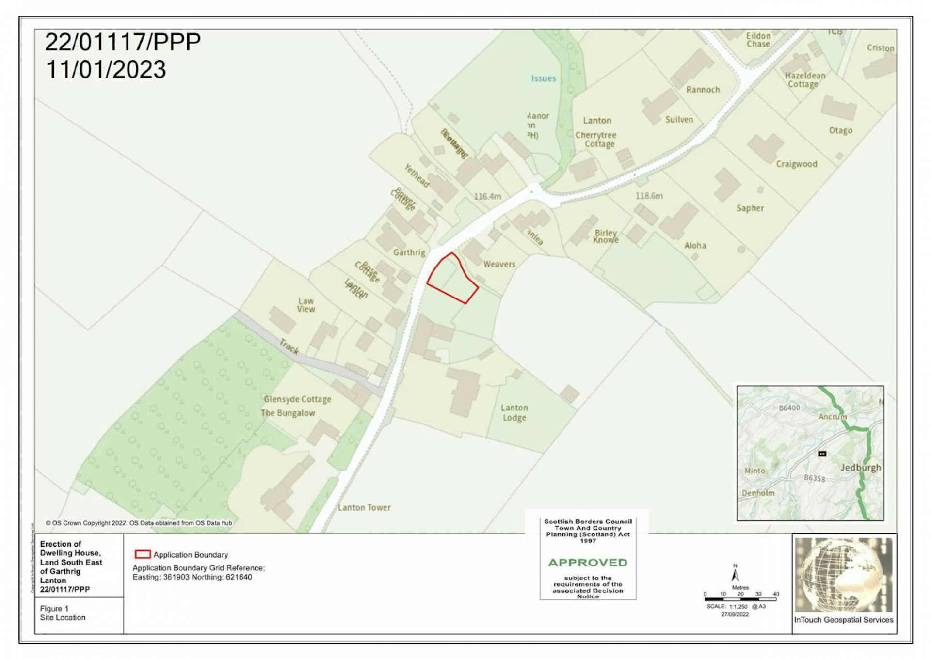 Plot of land South East of Garthrig, Lanton,… | McEwan Fraser Legal